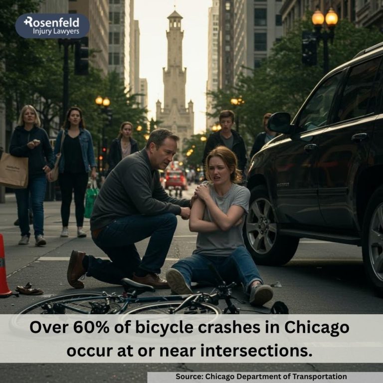 Chicago Bicycle Intersection Collision Lawyer | Rosenfeld Injury Lawyers
